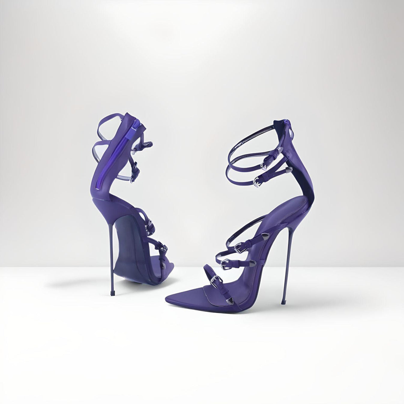 Ultra Thin Metal Stiletto Heel sandals 13cm or 16cm – Highest Heels