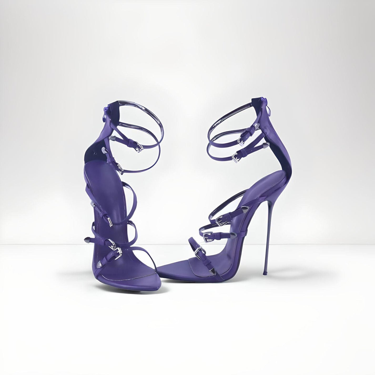 Ultra Thin Metal Stiletto Heel sandals 13cm or 16cm – Highest Heels